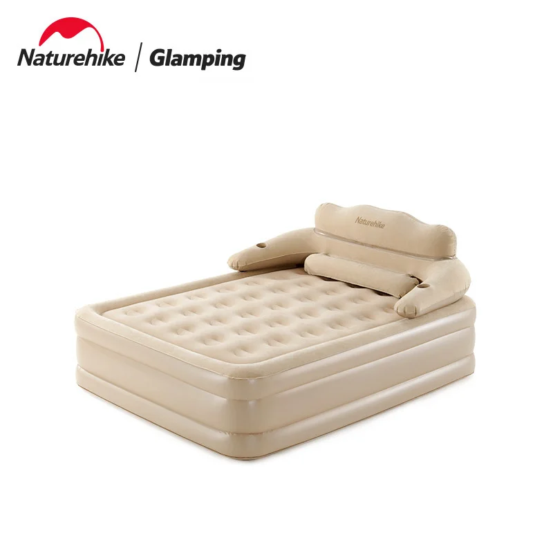 Naturehike New Inflatable Backrest Double Bed Outdoor Camping ...