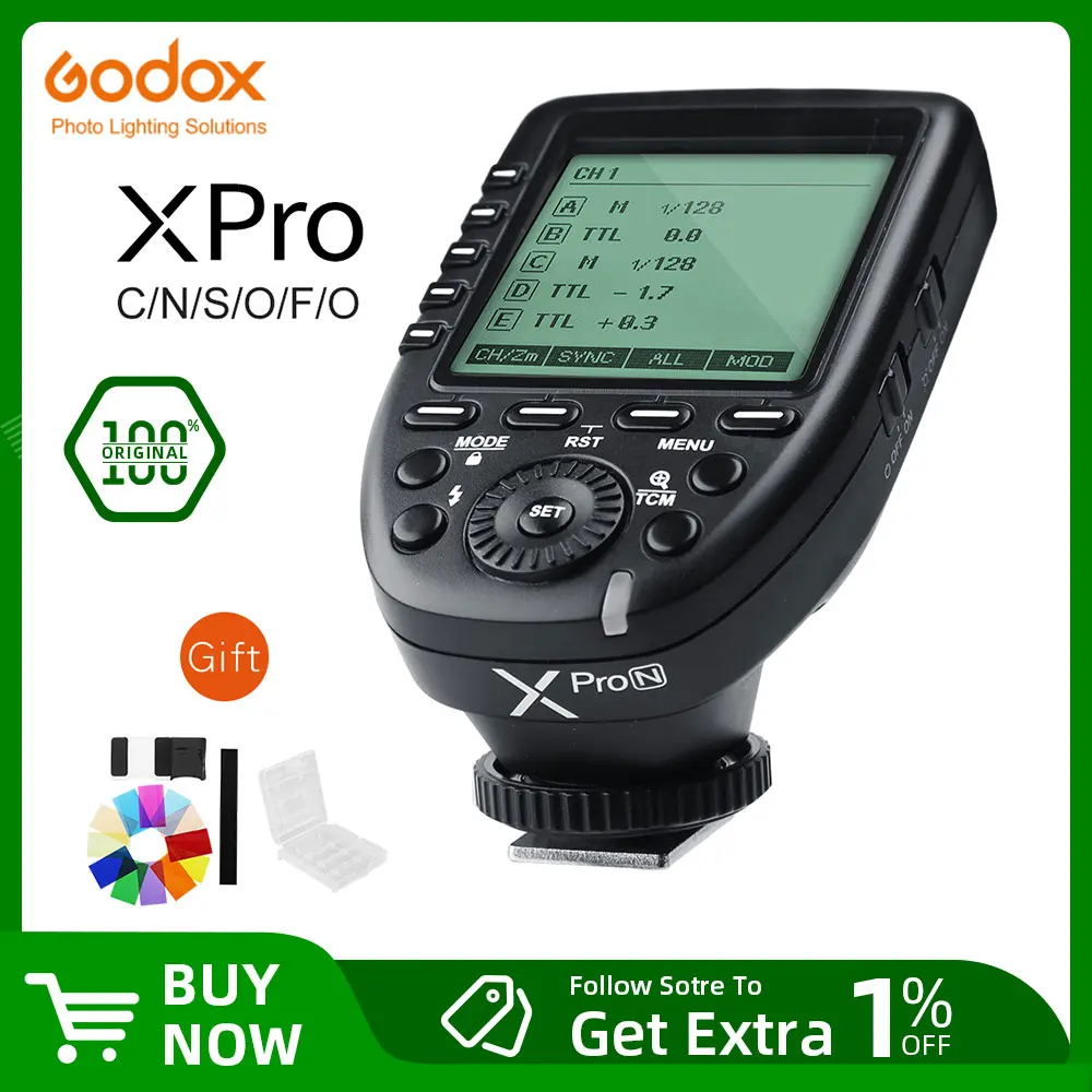 Godox Xpro C Xpro S Xpro N Xpro F Xpro O Xpro P 2.4G TTL 무선 트리거 송신기, 캐논 ...