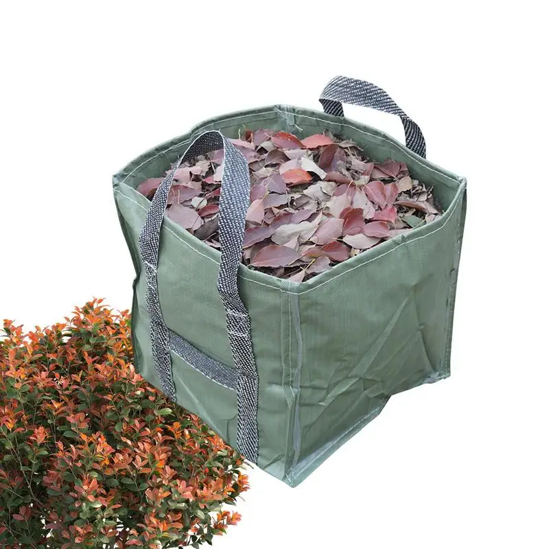 Yard-Fallen-Leaves-Trash-Garbage-Bags-Courtyard-Weeds-Collection ...