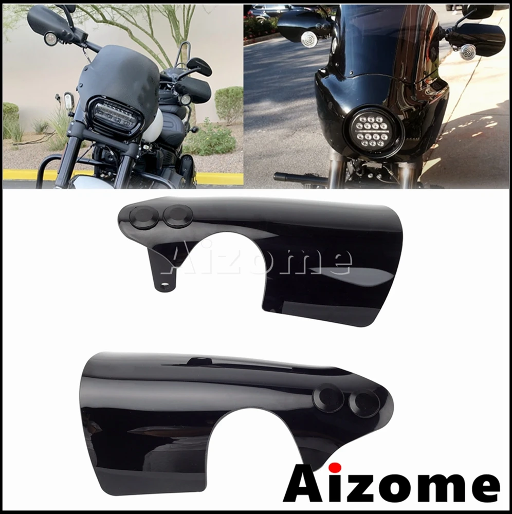 Motorcycle Handlebar Turn Signals Hand Guard Handguard Shield Cover For ...