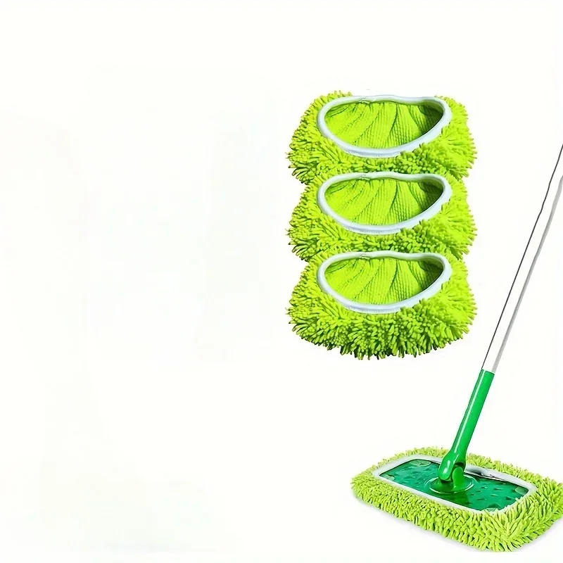 2 packs of reusable mop pads - super absorbent, durable flat floor ...