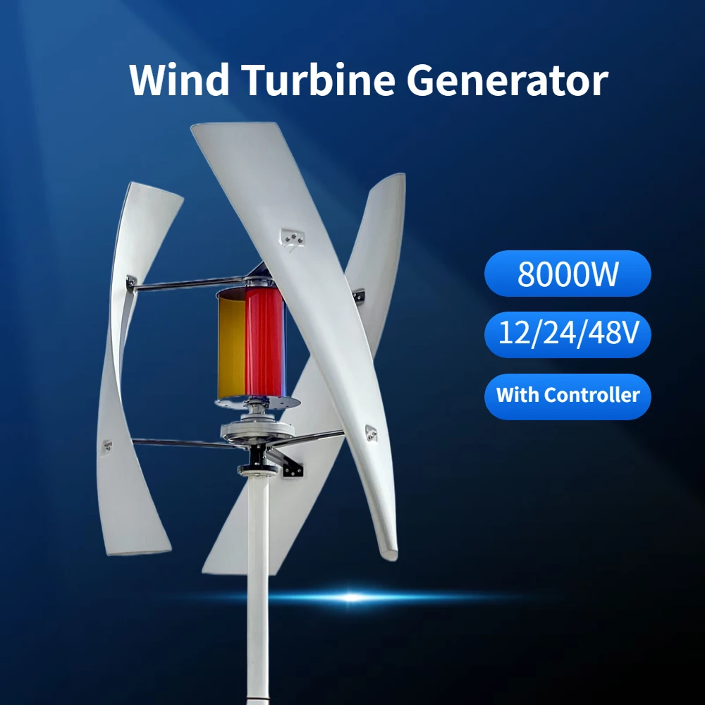 8KW-12V-24V-48V-Vertical-Axis-8000V-Wind-Turbine-With-Low-Rpm-Permanent ...
