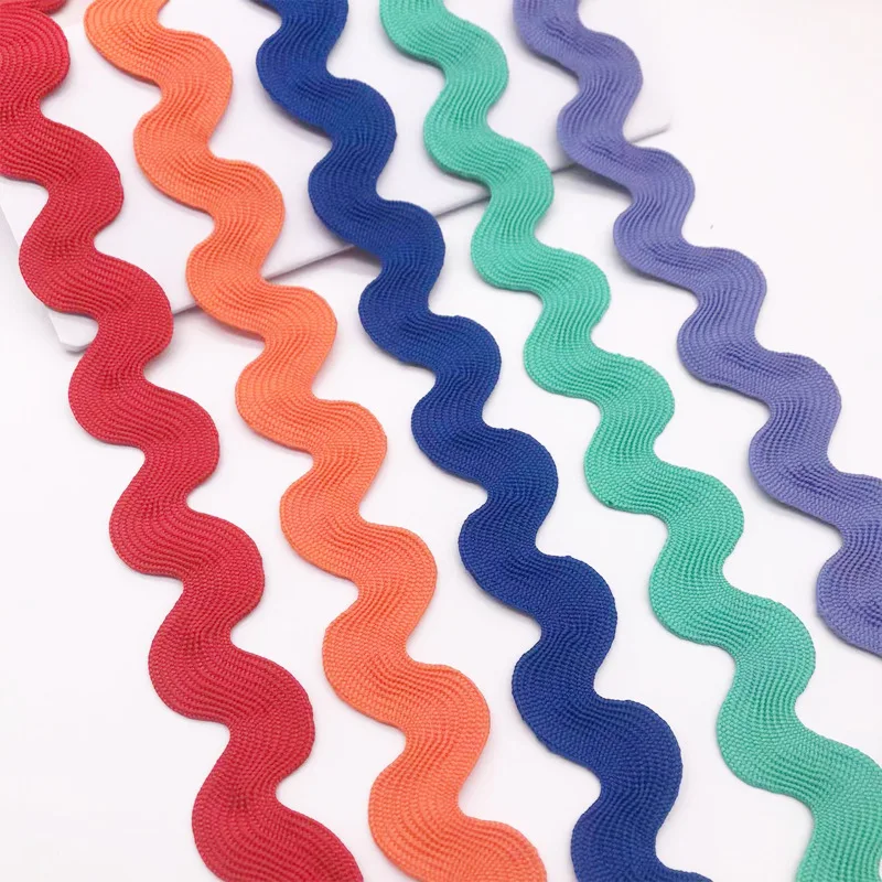 2cm-Ric-Rac-Zig-Zag-Lace-Wave-Bending-Fringe-Trim-Ribbon-Terylene ...