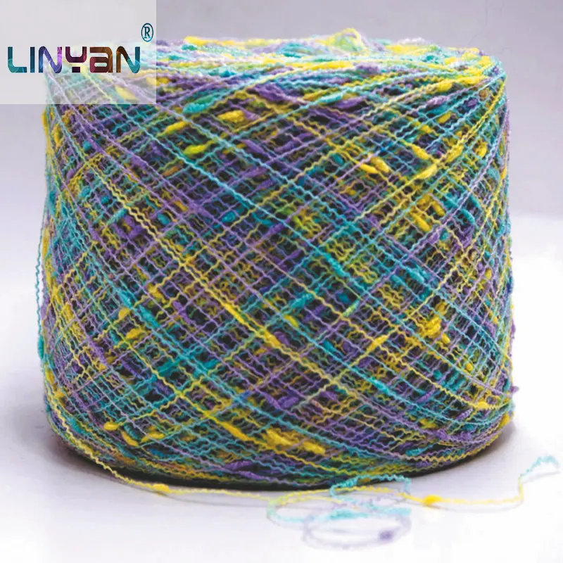 50g Bamboo joint yarn Cotton and linen yarn Dyeing Hand knitting ...