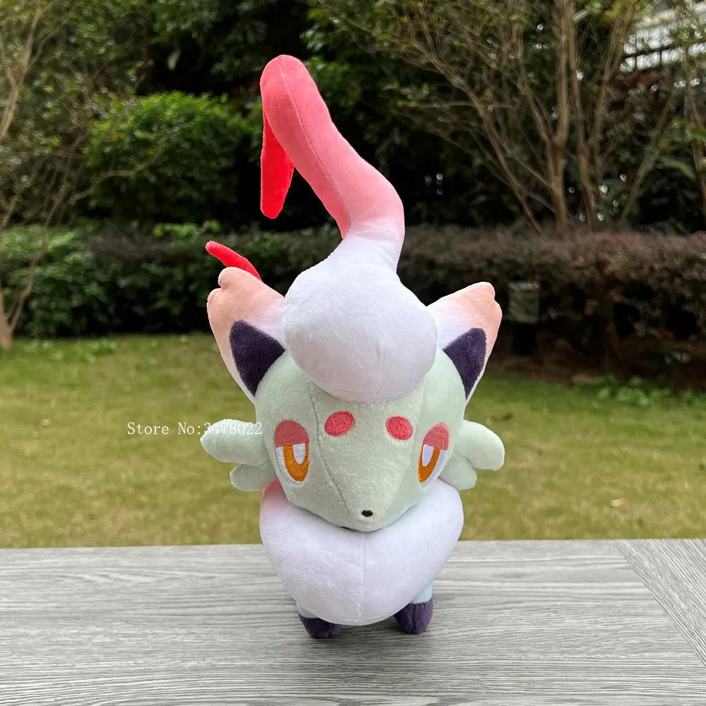25cm pokemon ir brinquedo de pelúcia hisui zorua fofinho dos desenhos ...