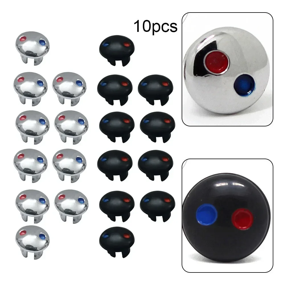 10PCS-Hot-Cold-Water-Signs-Plastic-Faucet-Handle-Red-Blue-Label ...