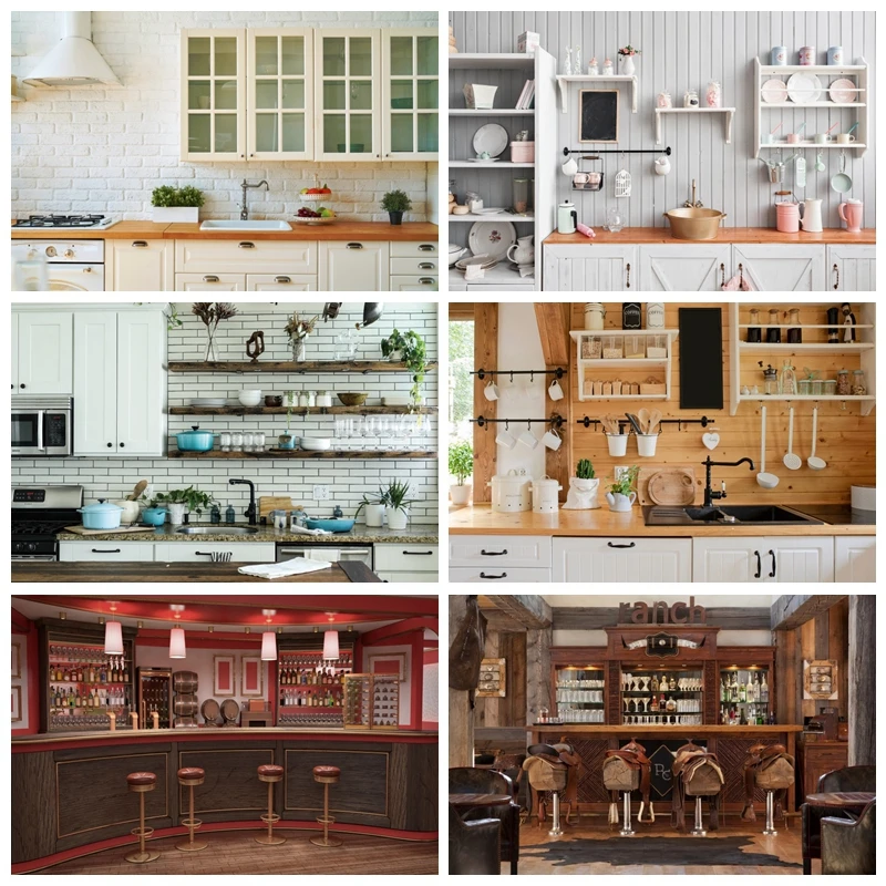 Kitchen-Cabinet-Bar-Backdrop-Photography-Room-Decor-Cooking-Competition ...