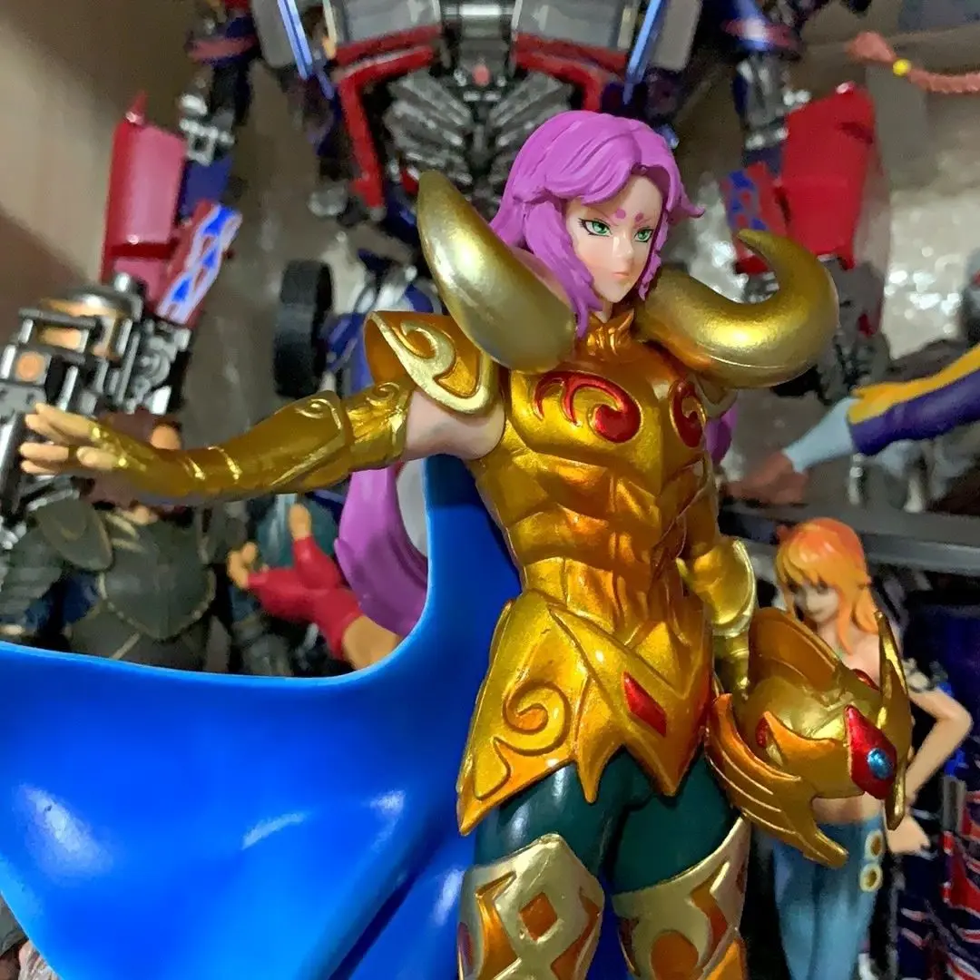 20cm-Saint-Seiya-Gold-Saints-Anime-Figures-Myth-Cloth-EX-Aries-Pisces ...