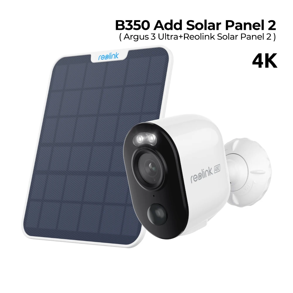 reolink Argus 4K B350 Camera with Solar Panel 5MP [EU] for 119.39 USD ...