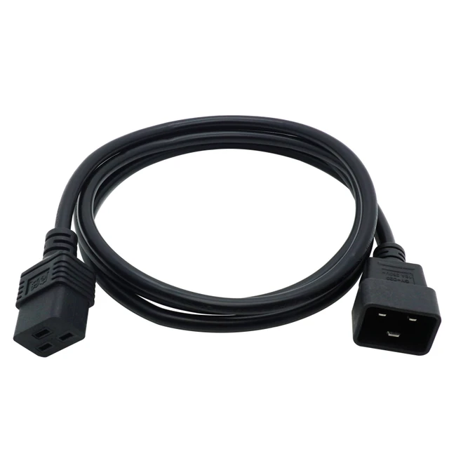 IEC LOCK 3m IEC C19 To IEC C20 Power Extension Cord Male To, 41% OFF