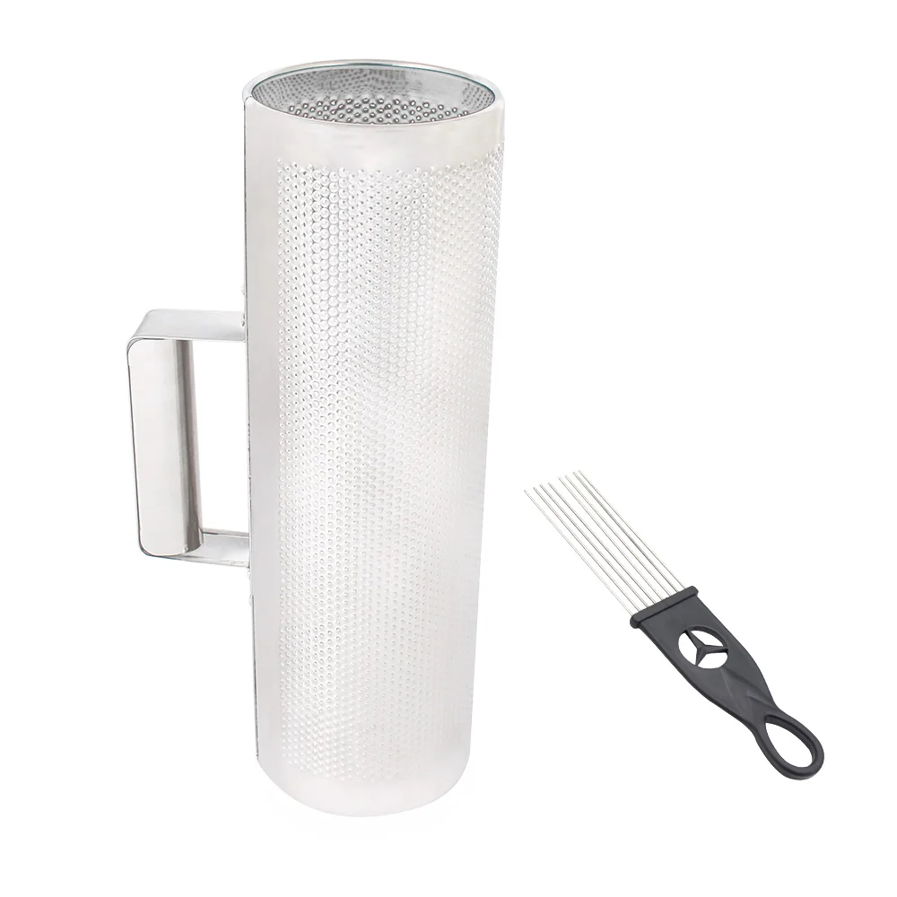 Scraping-Tube-Stainless-Steel-Guiro-Instrument-With-Scraper-Orff-Music ...