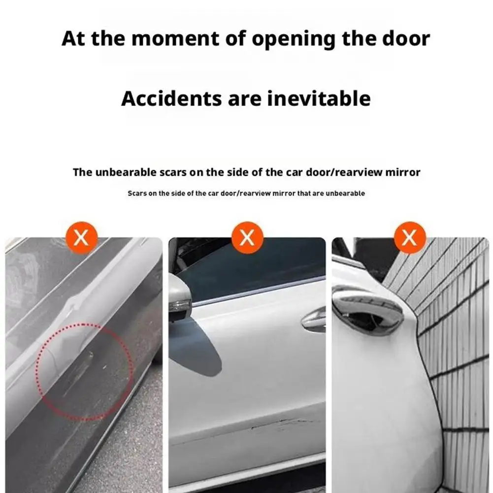 98x11x4CM Car Door Protector Magnetic Folding Connected Style Body Side ...