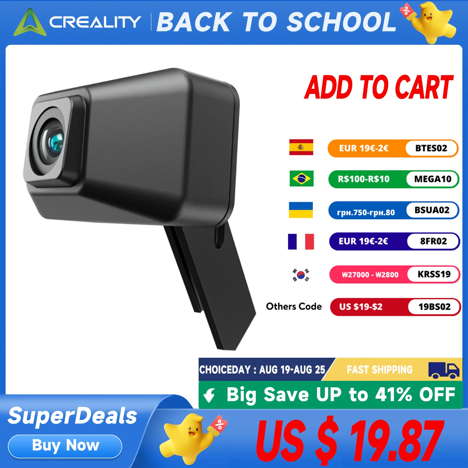 Creality-Official-K1C-AI-Camera-HD-Quality-AI-Detection-Time-Lapse ...