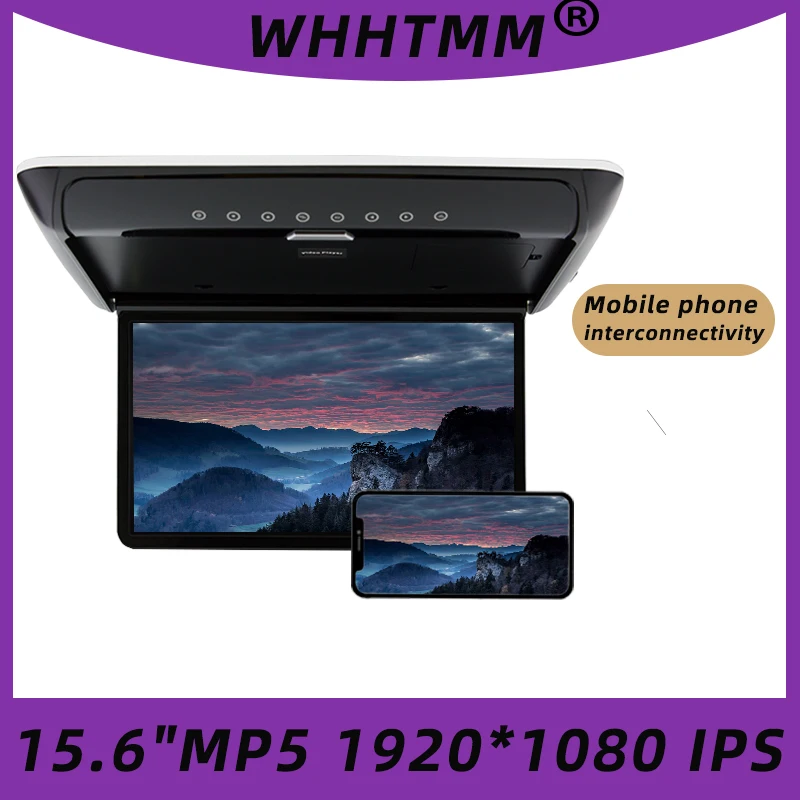 Monito-pantalla-LCD-de-15-6-pulgadas-para-montaje-en-techo-de-coche ...