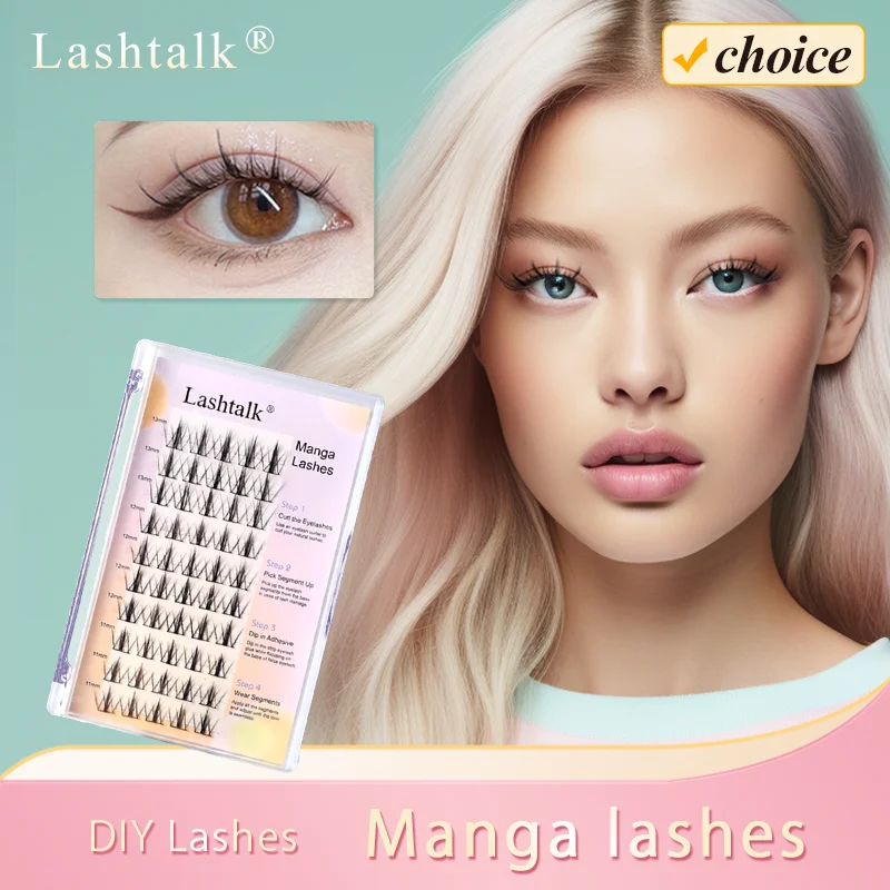 Lashtalk DIY Airy Cloudy Little Devil Manga Anime False Lashes Eyelash ...