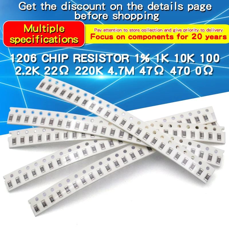 100pcs-1206-SMD-Chip-Resistor-1-0-10M-0-33-10-100-220-300-510-1K.jpg