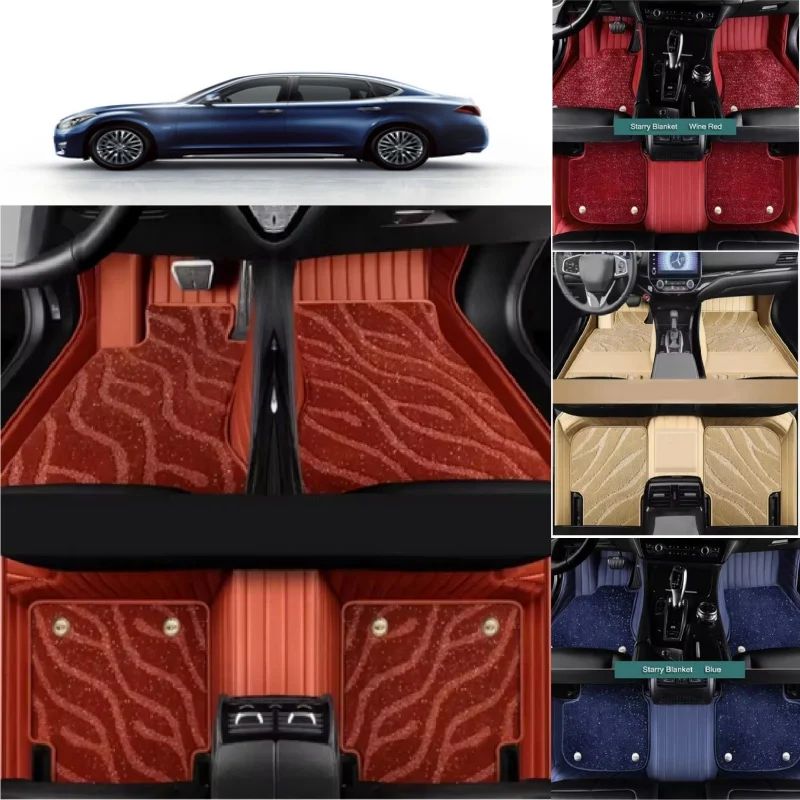 Custom Car Floor Mats Double layer for Audi A4 B7 B8 8KH Sedan B9 8WH ...