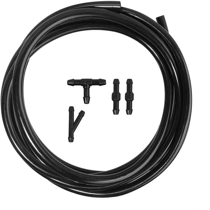 Universal 2m Windshield Washer Nozzle Hose Tube Pipe W/ Connector T Y ...