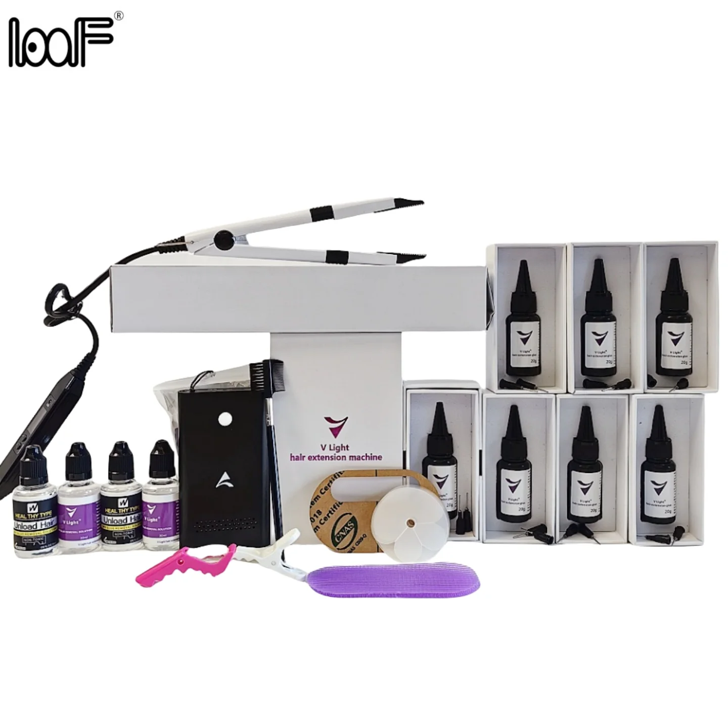 V-Light-Technology-Hair-Extension-Machine-Traceless-tape-Hair-Extension ...