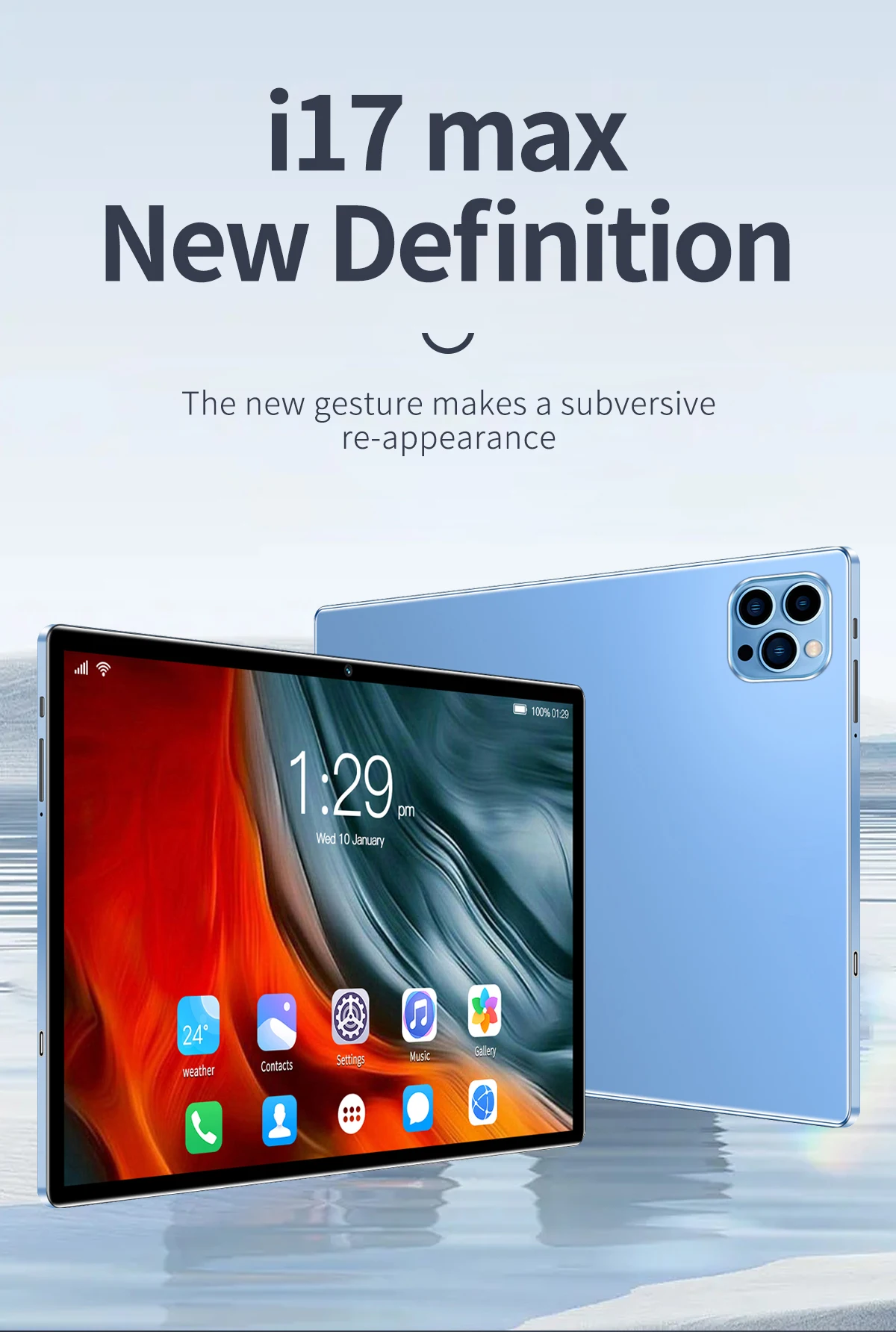 2024 Global Version Tablet 16GB RAM 1TB ROM 10.1 Inch tablet Android 13 ...