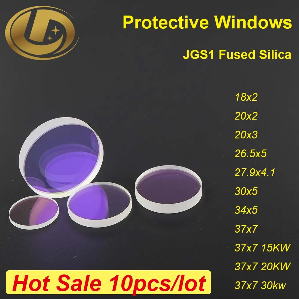 10PCS-Lot-Fiber-Laser-Protective-Windows-Protection-Lens-Dia18-20-27-9 ...