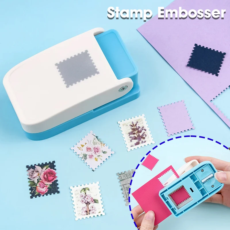 New Stamp Shape Embossing Machine Rectangular Postage Stamp Punch Heavy ...
