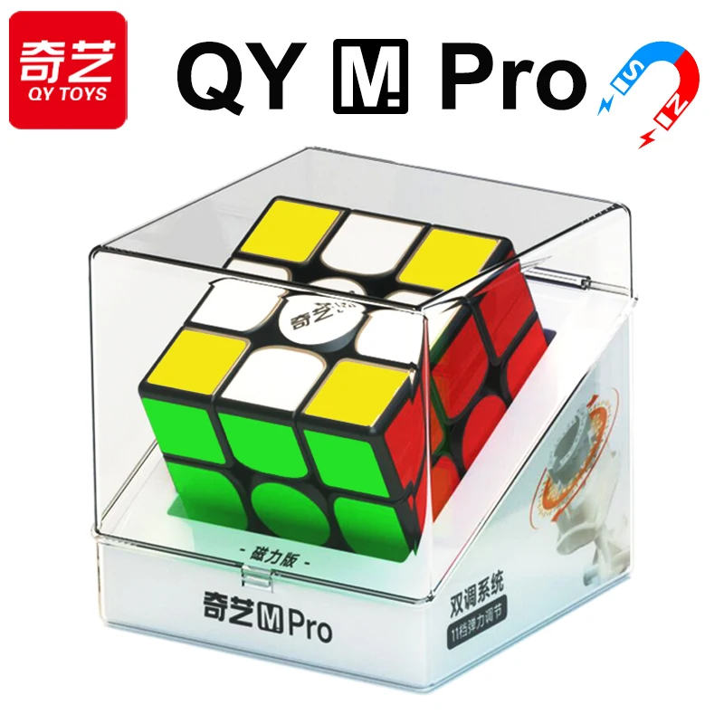 QiYi-Speedcube-M-Pro-Magnetic-Magic-Cube-3x3x3-Professional-3x3-QY-3M ...