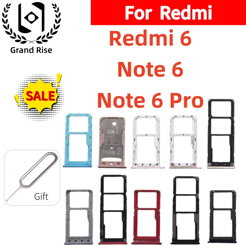 For Xiaomi Redmi Note 6 Note 6 Pro 5G SIM Card Tray Slot Holder Adapter ...