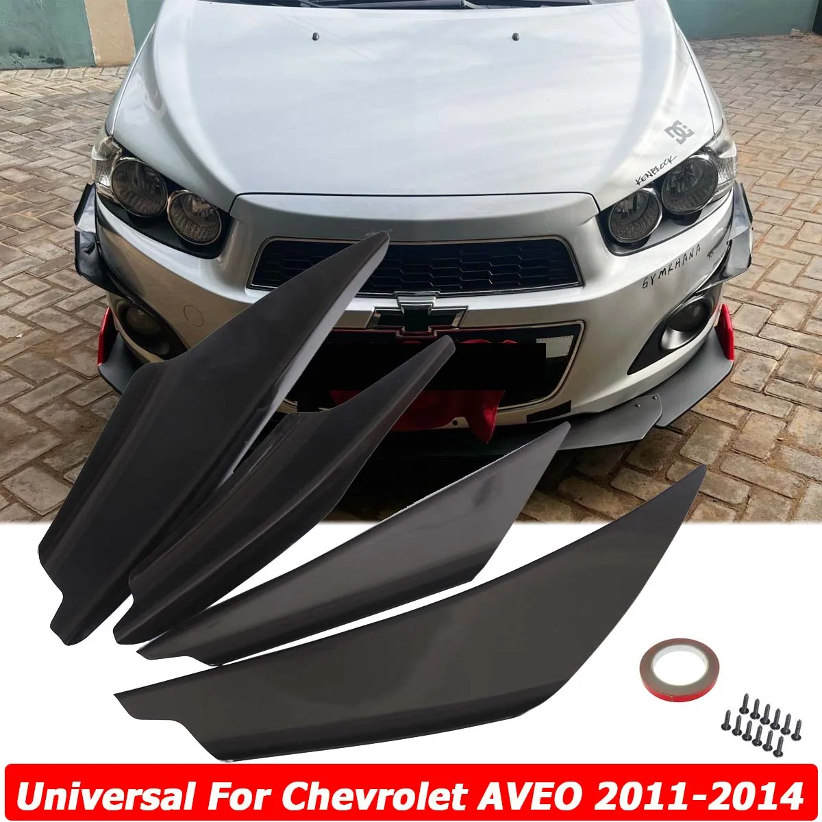 Parachoques lateral delantero Universal para Chevrolet AVEO, aleta ...