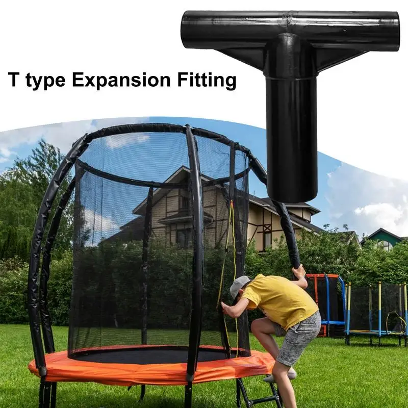 Trampoline T Joint Parts Enclosure Replacement Tube Quick Connect Pole ...