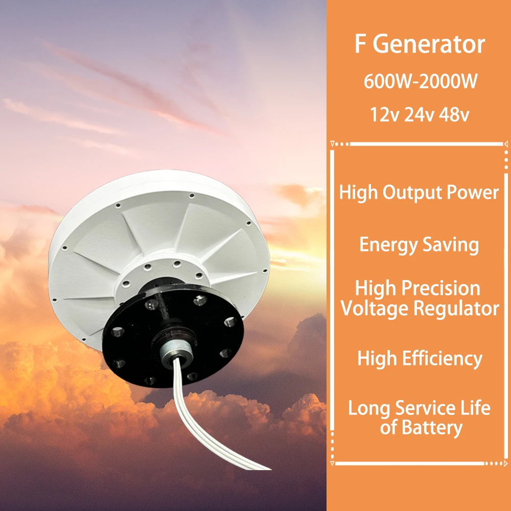 100W-500W-1KW-2KW-3KW-100rpm-300Rpm-24V-48V-220V-DC-Generator-Permanent ...