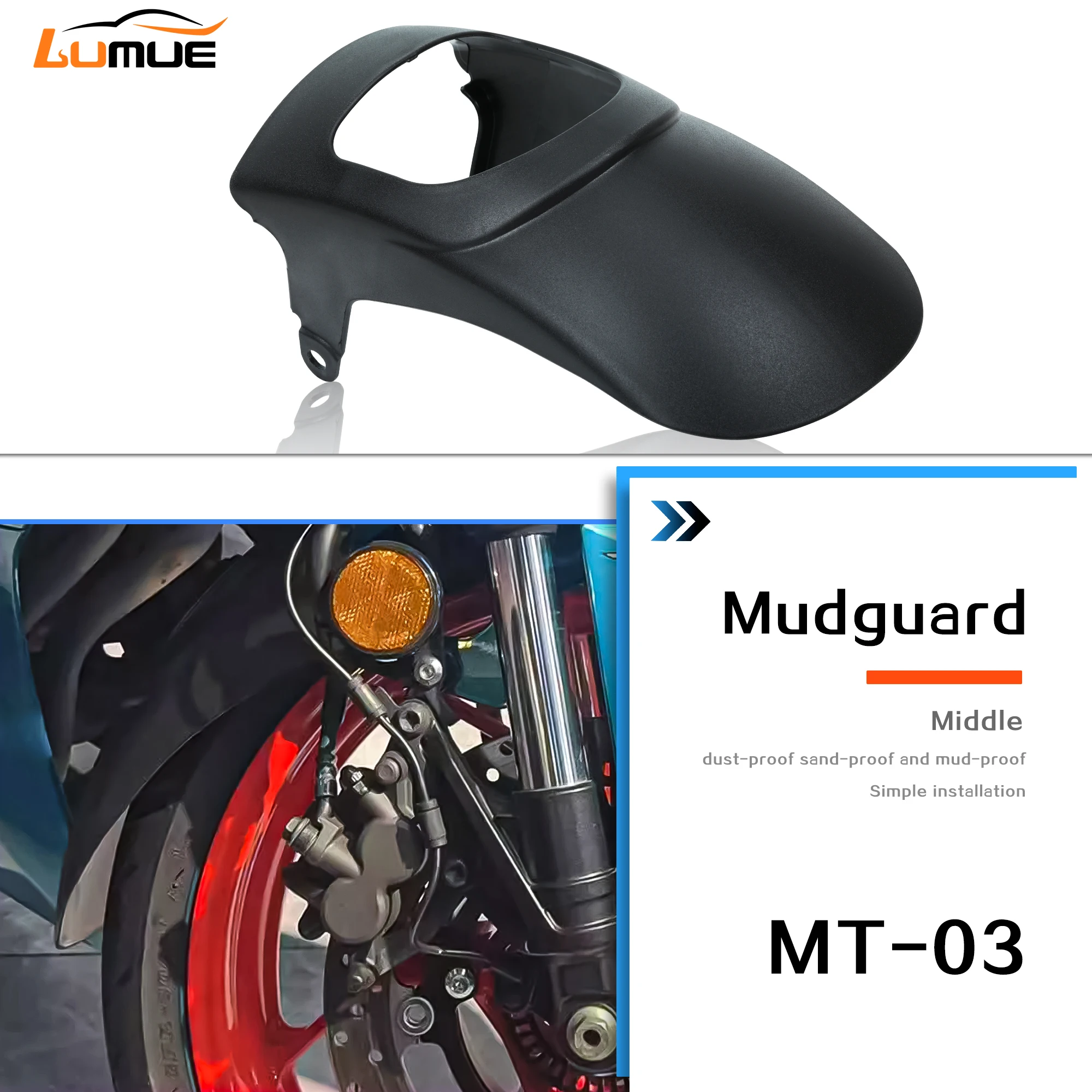 Motorcycle-MT03-Front-Fender-Splash-Mud-Dust-Guard-Mudguard-Protector ...