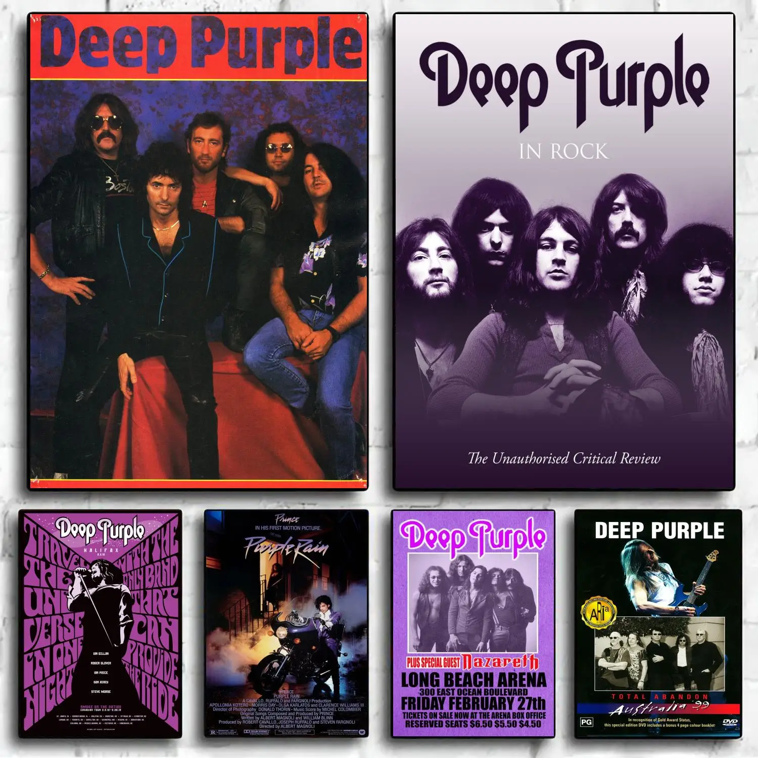Deep-Purple-Band-Decoration-Art-Poster-Wall-Art-Personalized-Gift ...