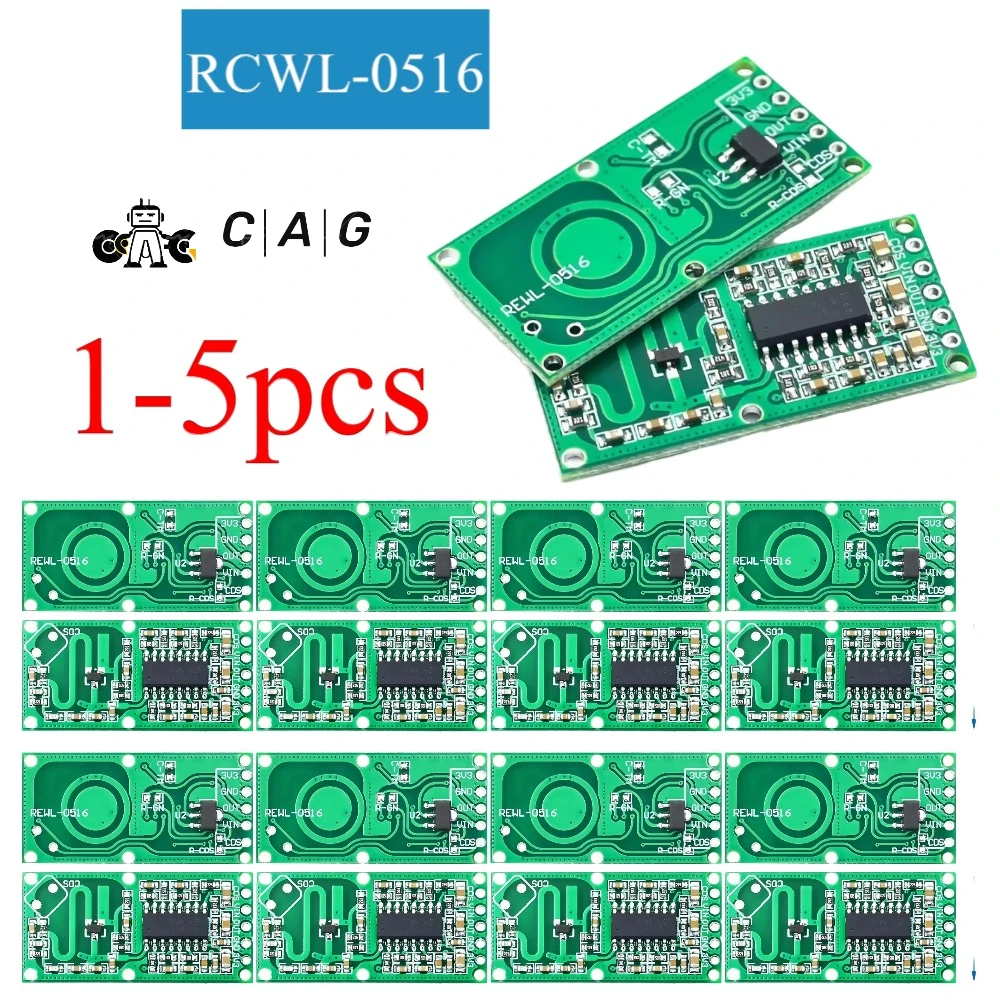 1-5PCS-RCWL-0516-microwave-radar-sensor-module-Human-body-induction ...