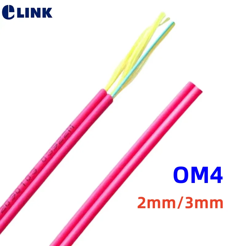 Cable-de-fibra-ptica-OM4-d-plex-100m-2mm-3mm-rosa-interior-para-cables ...