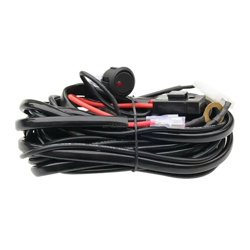 Cable-de-focos-LED-para-motocicleta-arn-s-de-cableado-de-2M-12V-40A-Kit ...