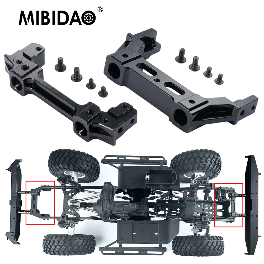 MIBIDAO Metal Front/Rear Frame Girder Bumper Fixed Bracket Mount for ...