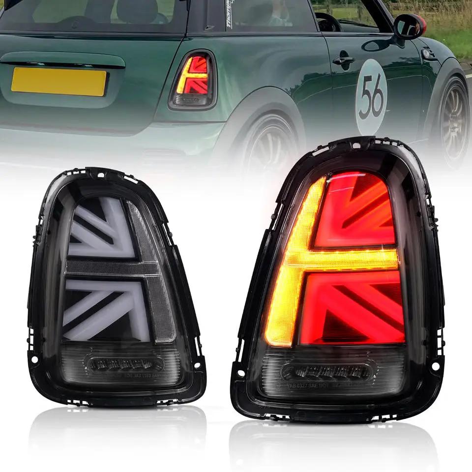 Pair-LED-Tail-Lights-For-BMW-Mini-Cooper-R56-R57-R58-R59-LCI-2007-2013 ...