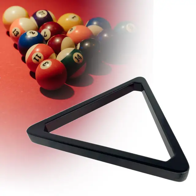 Mini Pool Table Balls VICASKY Billiard Rack Triangle Billiard Frame For ...