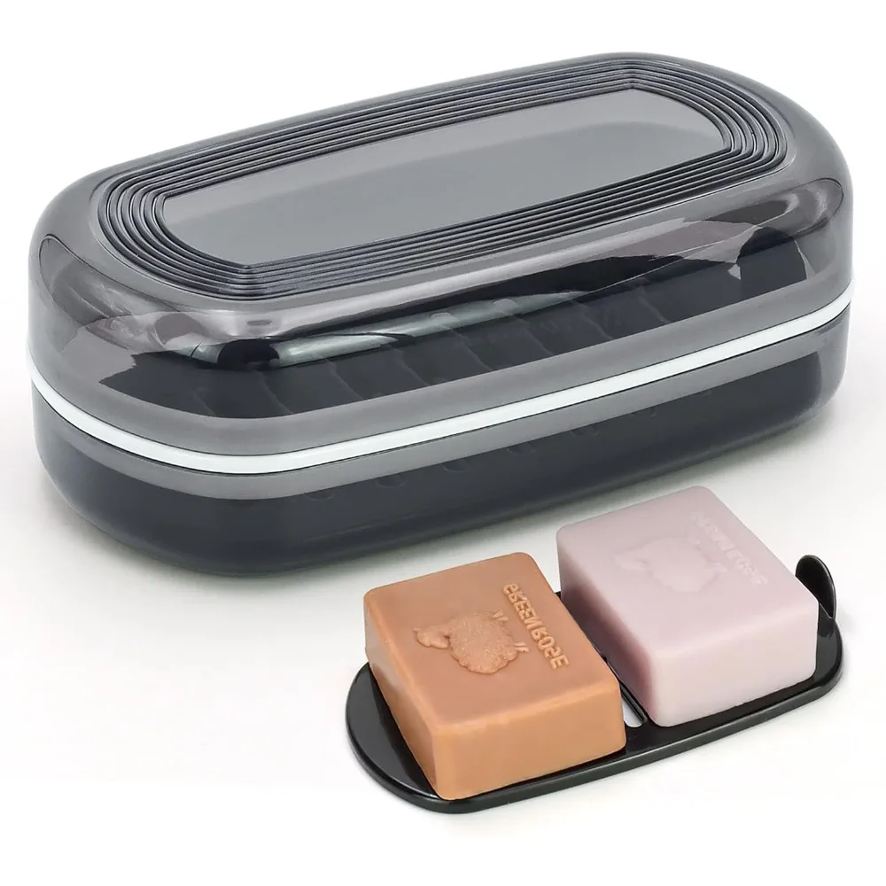 1pc Soap Box with Lid Travel Reusable Dish Holder Container Soap Case ...