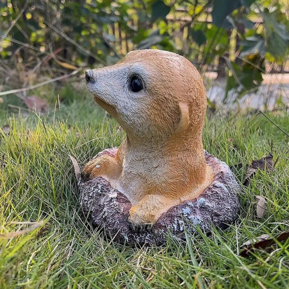 Resin-Gopher-Statue-Playful-Garden-Accent-Realistic-Animal-Statue ...