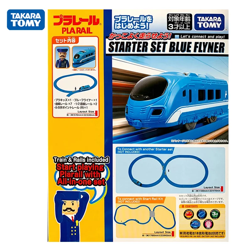 TAKARA-TOMY-Tomica-Plarail-Best-Selection-Asian-Edition-Beginner-Set ...