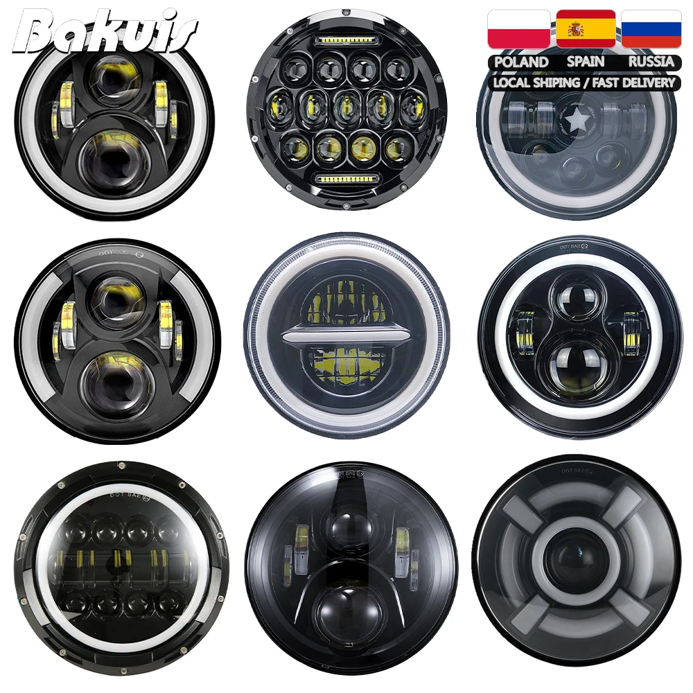 E-mark-number-DOT-Approved-7-Inch-Motorcycle-LED-Headlight-Hi-Lo-Beam ...