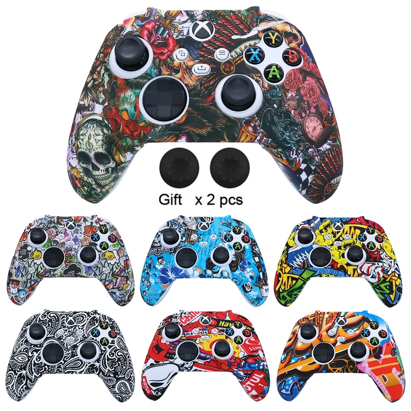 Silicone Soft Protective Gamepad Casos, Game Handle, Joystick Capa ...