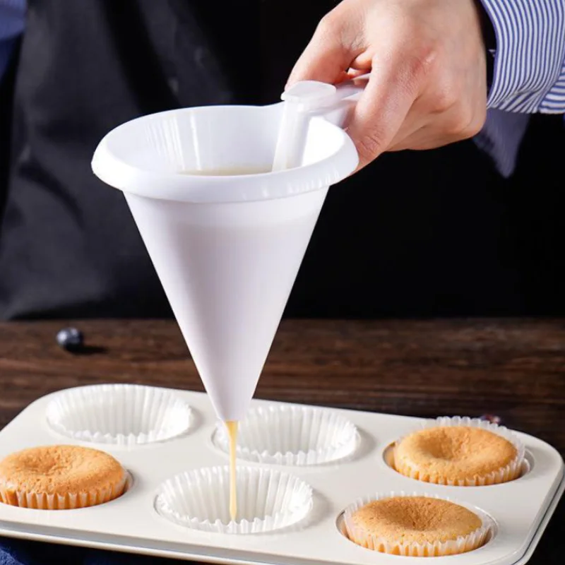 Adjustable-Hand-held-Baking-Cream-Portion-Funnel-Batter-Chocolate ...