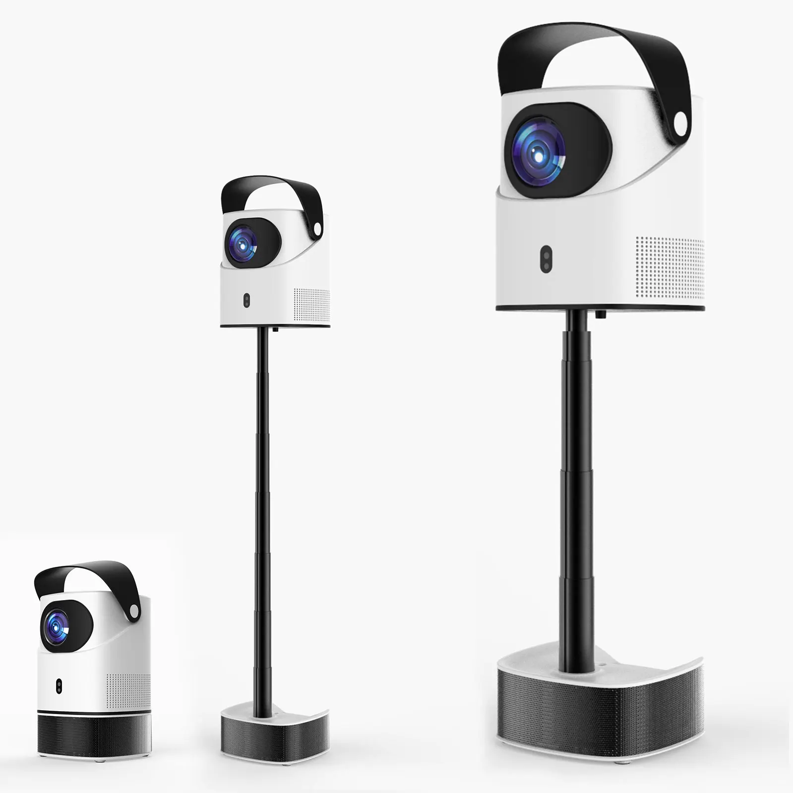 Portable-Android-Projector-Native-1080p-Support-4K-Integrated-Stand-for ...