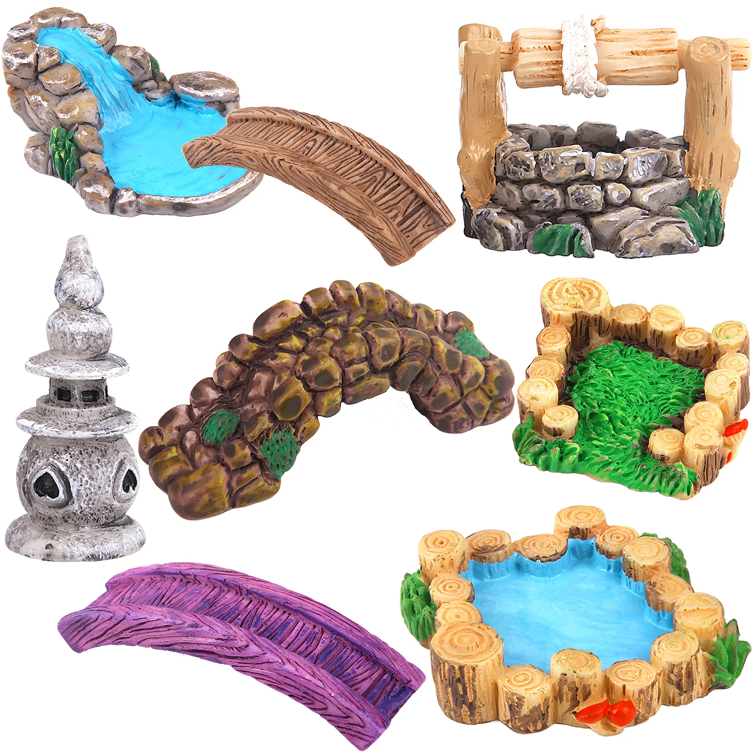 Micro Landscape Decorations Miniature Fairy Garden DIY Resin Craft ...