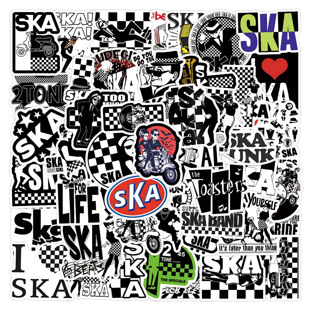 Pegatinas-de-Graffiti-de-dibujos-animados-Ska-calcoman-as-impermeables ...