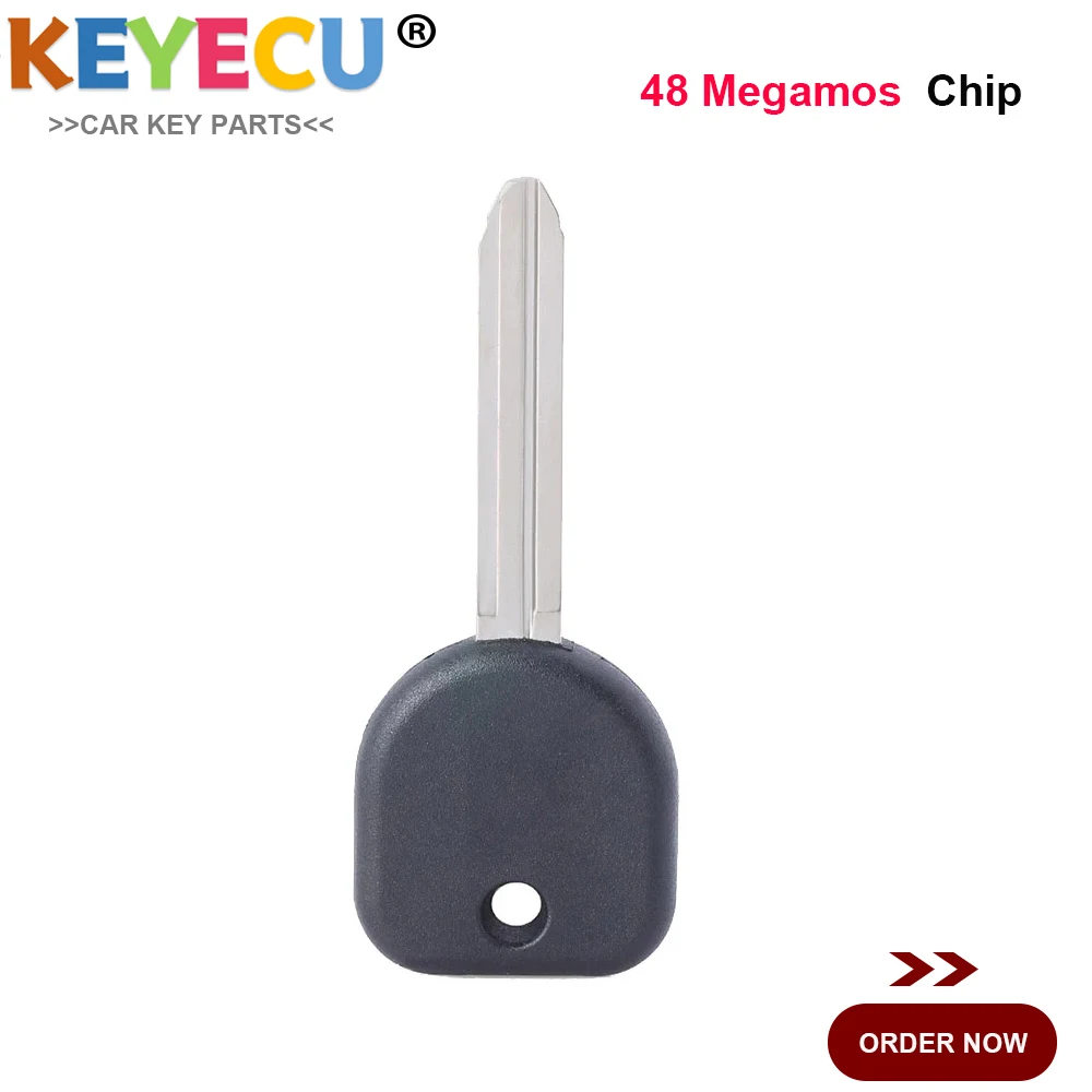 KEYECU Uncut New Transponder Ignition Chip Key for Chevrolet for Hummer ...