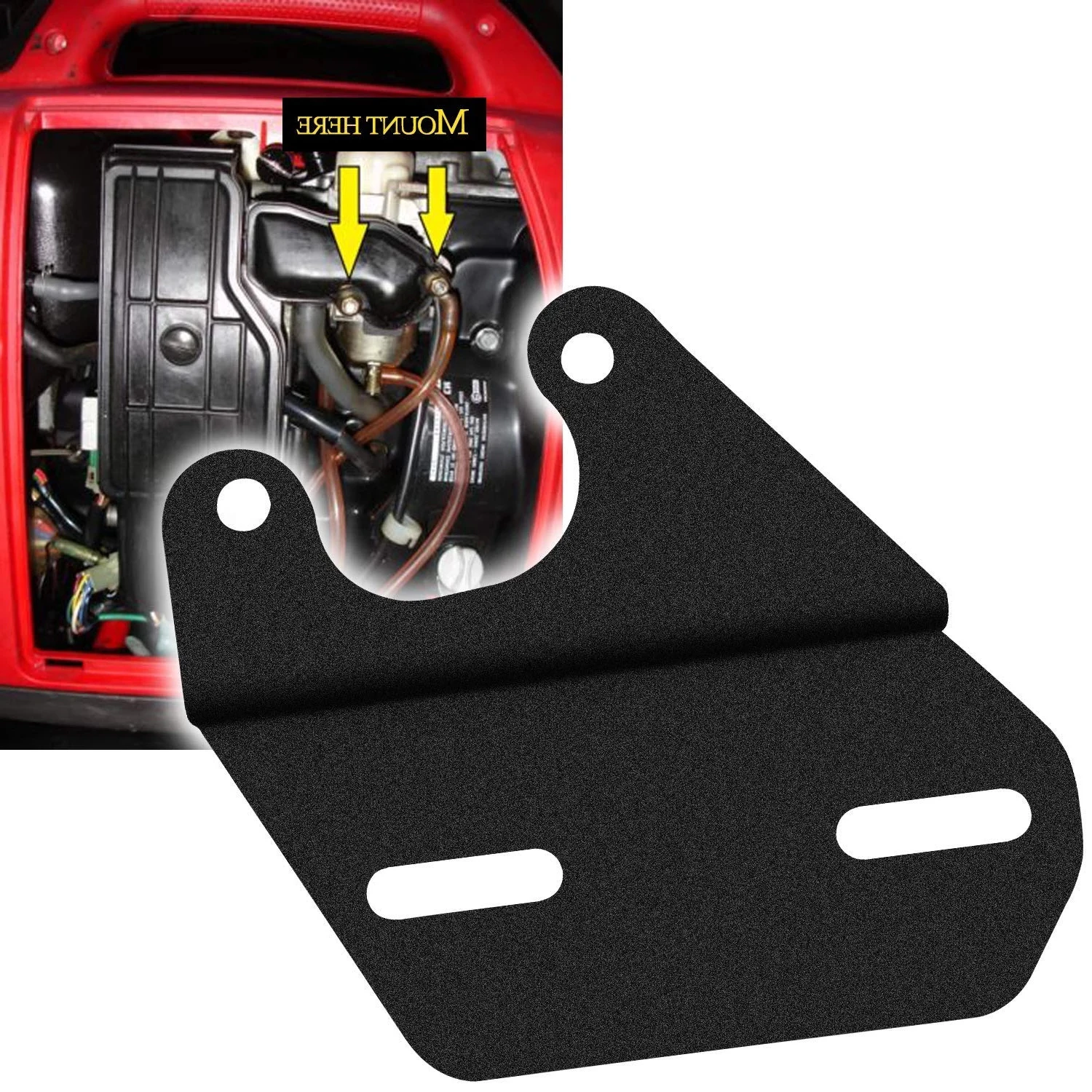 MX Universal Steel Tach Hour Meter Mounting Bracket Fit for Honda ...